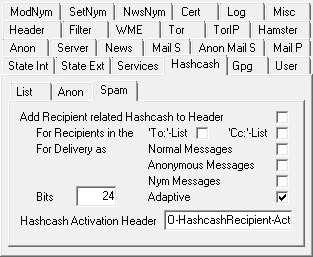 OmniMix • Tutorial • Remailing • Hashcash