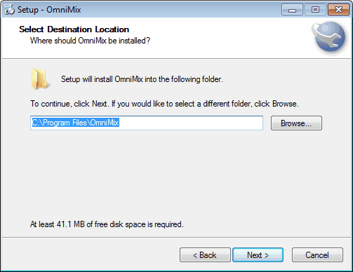 OmniMix • Tutorial • Installation