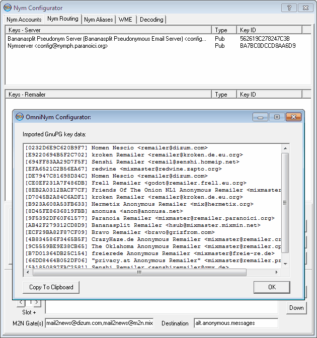 OmniMix • Tutorial • Nyms • Setting Up A Nym Account