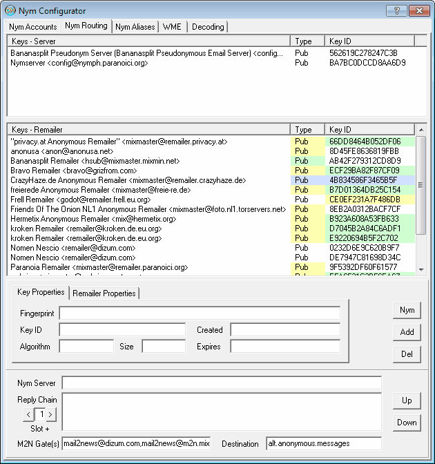 OmniMix • Tutorial • Nyms • Setting Up A Nym Account