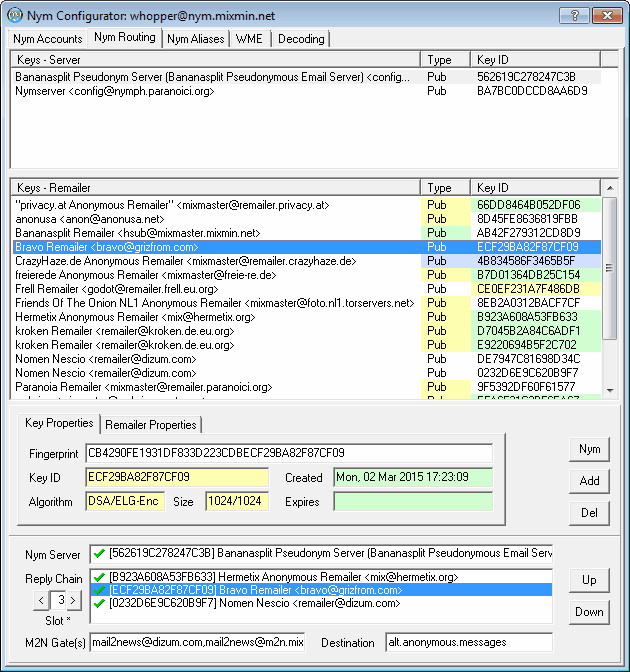OmniMix • Tutorial • Nyms • Setting Up A Nym Account